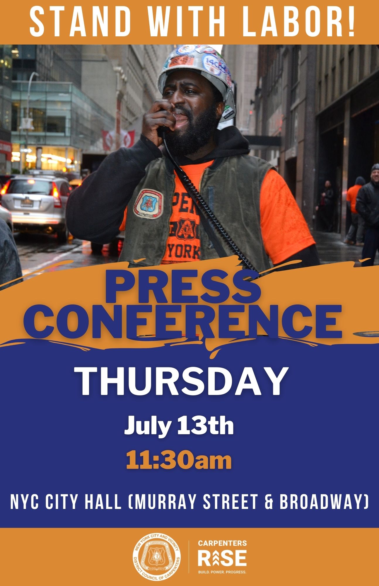 Press Conference at NYC City Hall Thursday, July 13, 2023 - NYCDCC