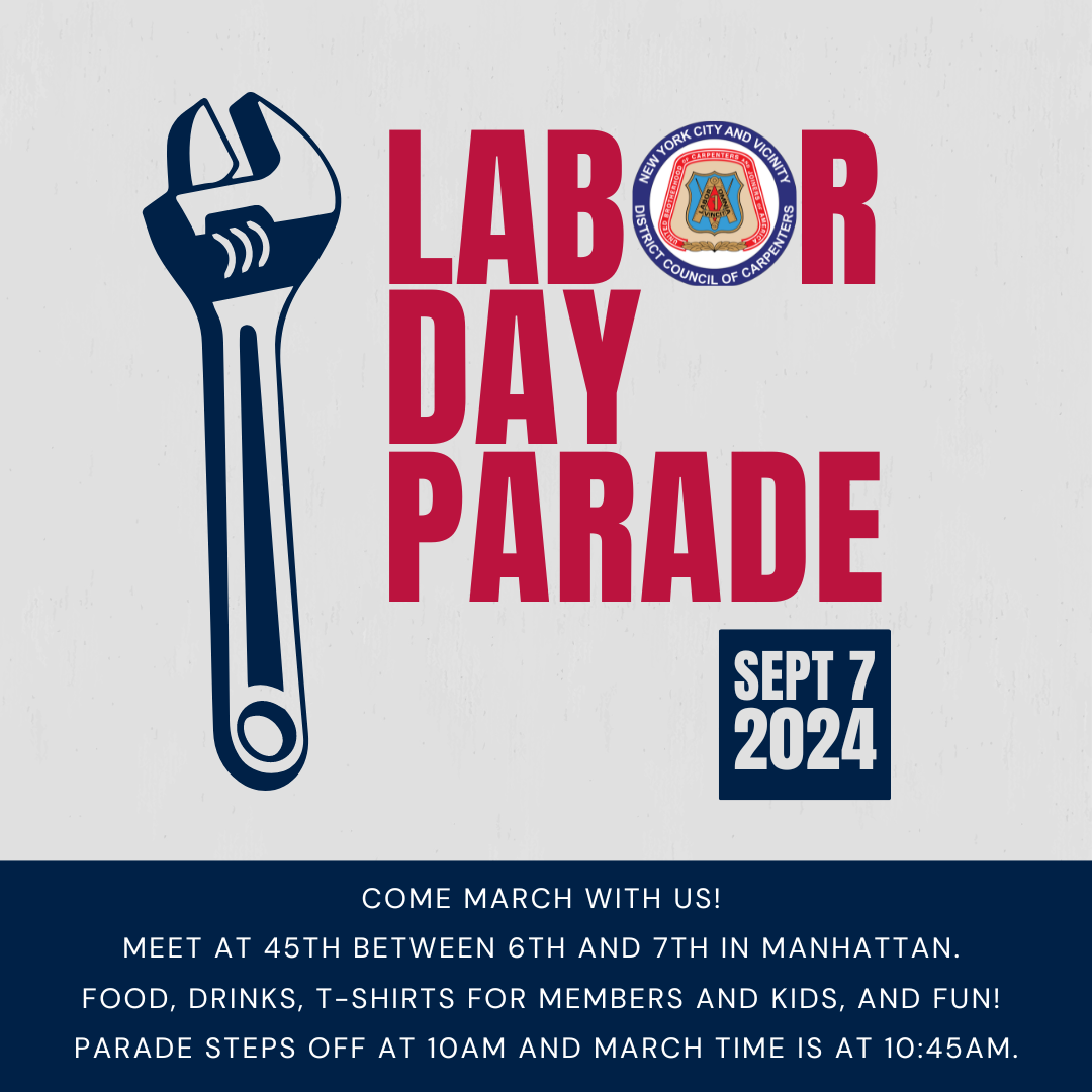 March in the NYC Labor Day Parade - NYCDCC